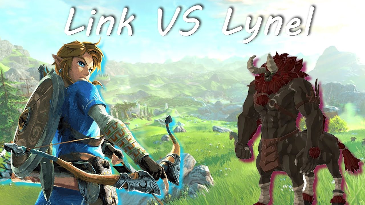 Lynel VS Link Zelda Breath Of The Wild - YouTube