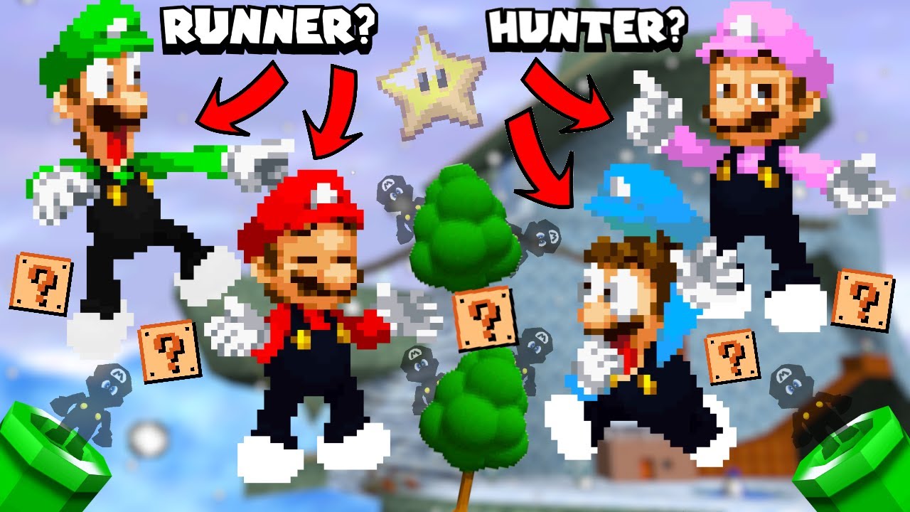Mystery Runners VS Mystery Hunters - Mario 64 Hunters - YouTube