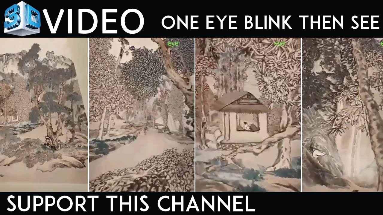 One Eye Blink Then See, 3D Effect on Video | Motion Graphics | 3D ...