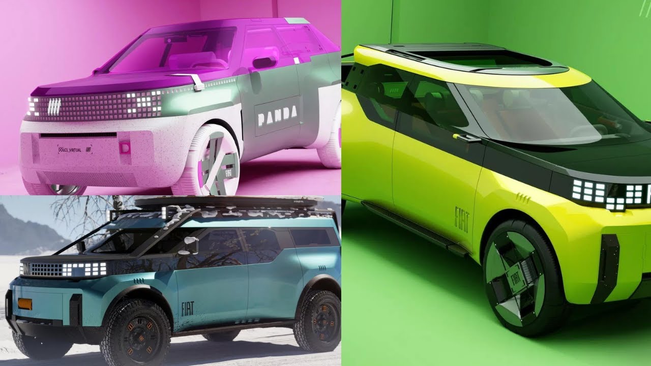 Fiat Unveils Five Retro Concepts Heading to Production. New Fiat ...