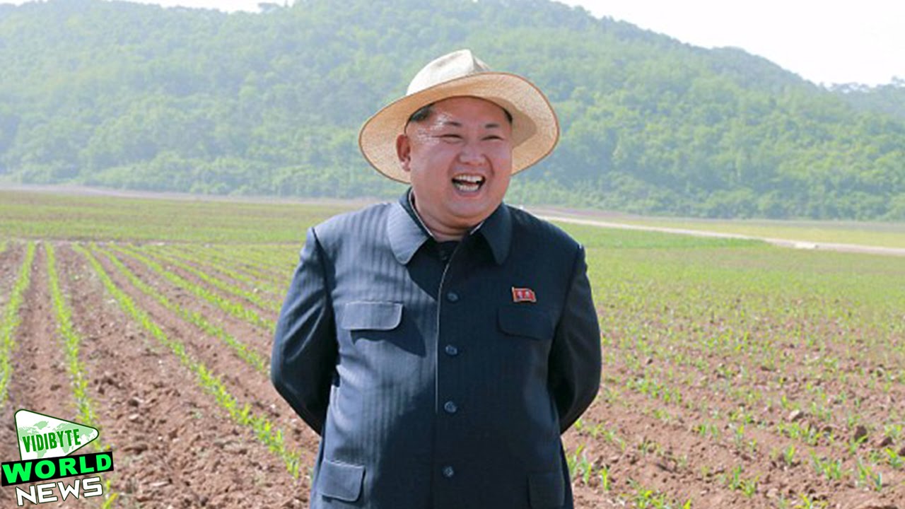 Kim Jong Un Wears Stylish Panama Hat During Farm Tour - YouTube