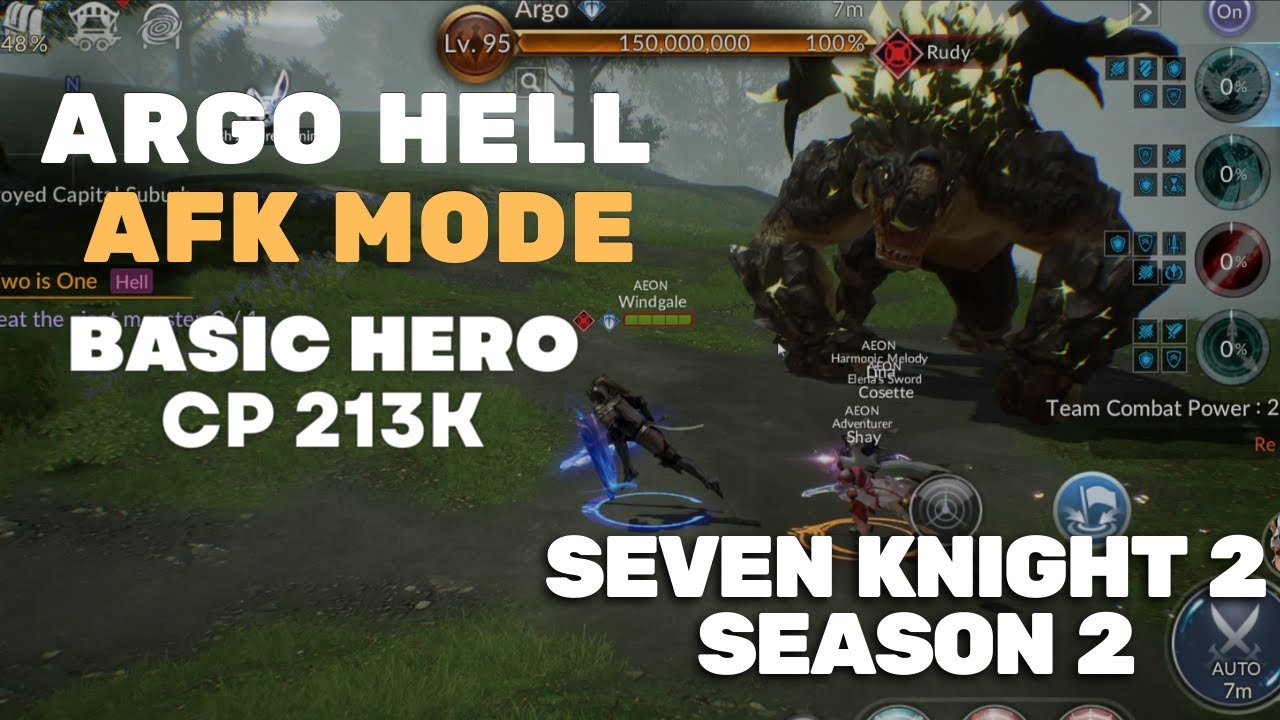 Argo Hell Guide - AFK Mode - Seven Knights 2 Indonesia - YouTube