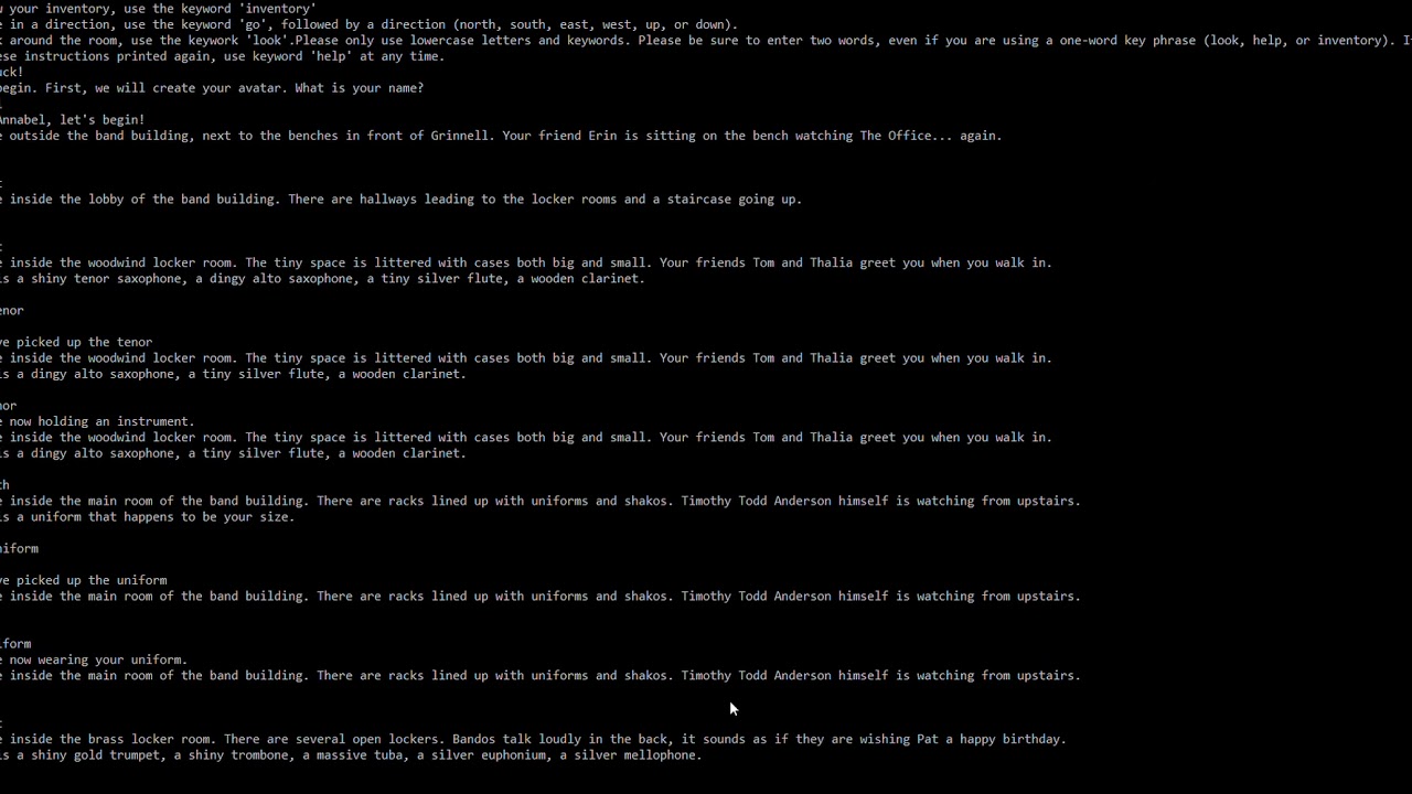 Text Adventure Game Tutorial - YouTube