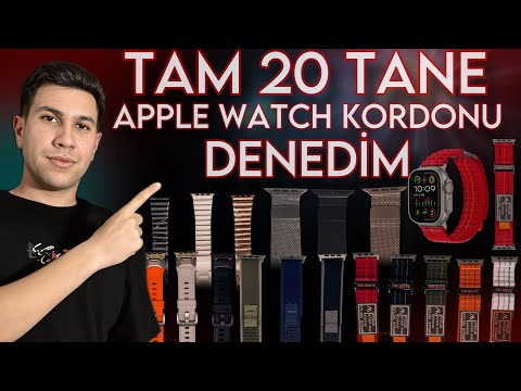 TAM 20 TANE APPLE WATCH KORDONU DENEDİM !