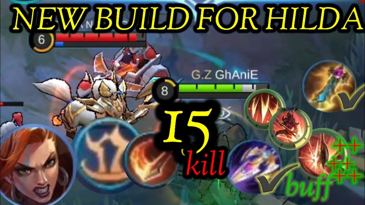 NEW BUILD BUFFED FOR HILDA || HILDA BEST BUILD DAMAGE 2023 S28 || MLBB ...