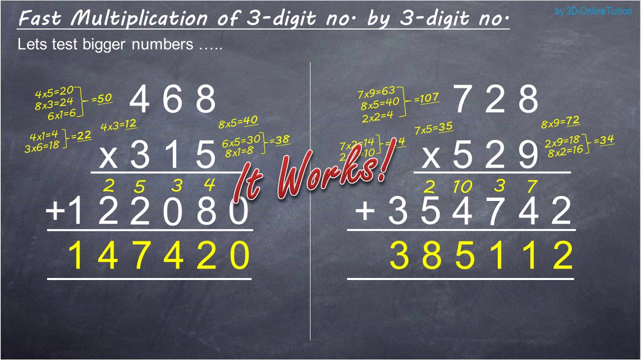 Shortcut Math Tricks (Vertically & Crosswise Method) - YouTube
