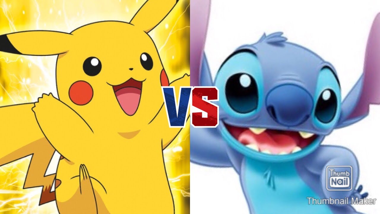 Pikachu vs stitch - YouTube