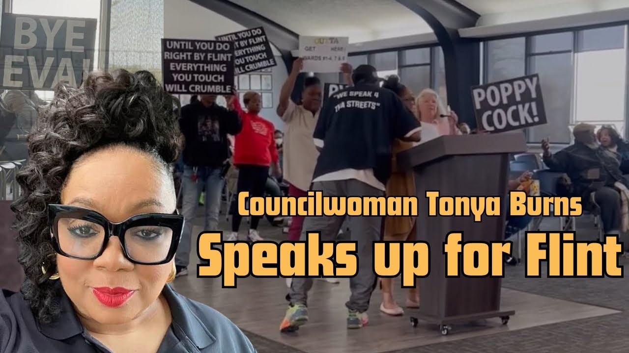 Councilwoman Tonya Burns Speaks up for Flint - YouTube