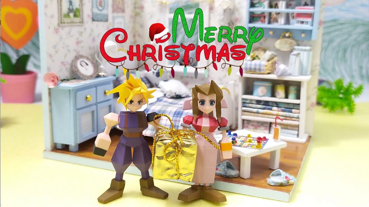 POWERR Stopmotion:Merry christmas : Aerith have a secret crush . Giáng ...