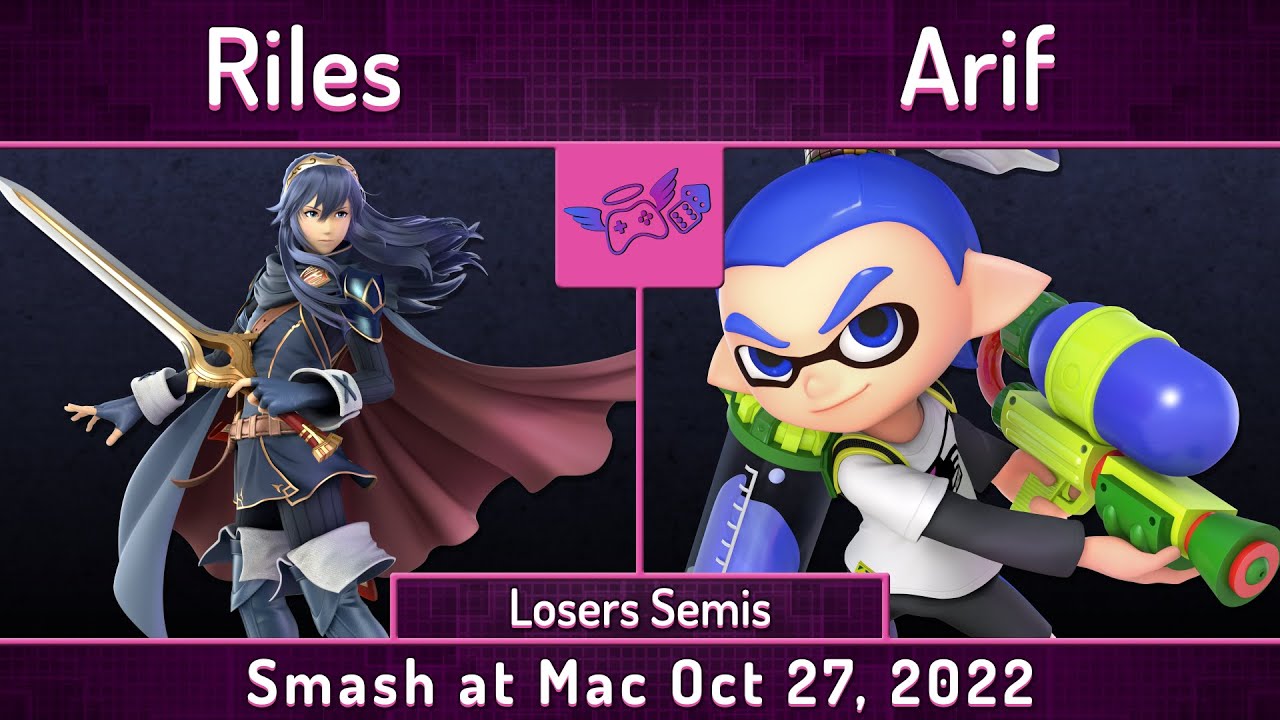 S@M Oct 27 2022 | Riles (Lucina) vs Arif (Inkling) | Losers Semis ...