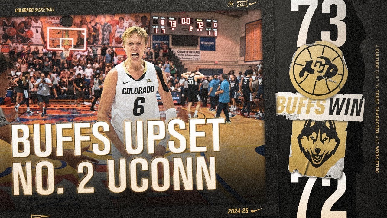 Men’s Basketball: Colorado vs. UConn Highlights | Nov. 26, 2024 - YouTube