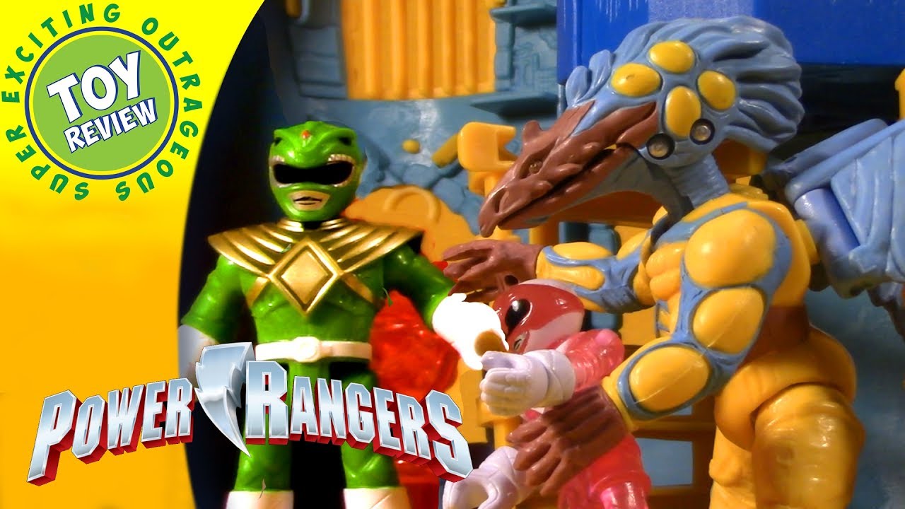 Imaginext Power Rangers Green Ranger's Quest part 11: Rita's Moon Base ...