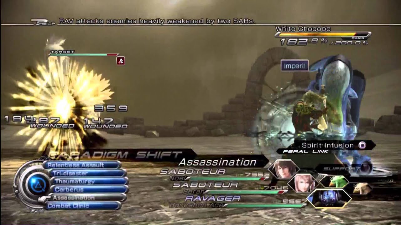Final Fantasy XIII-2 [HD] - White Chocobo Capturing Spot - YouTube
