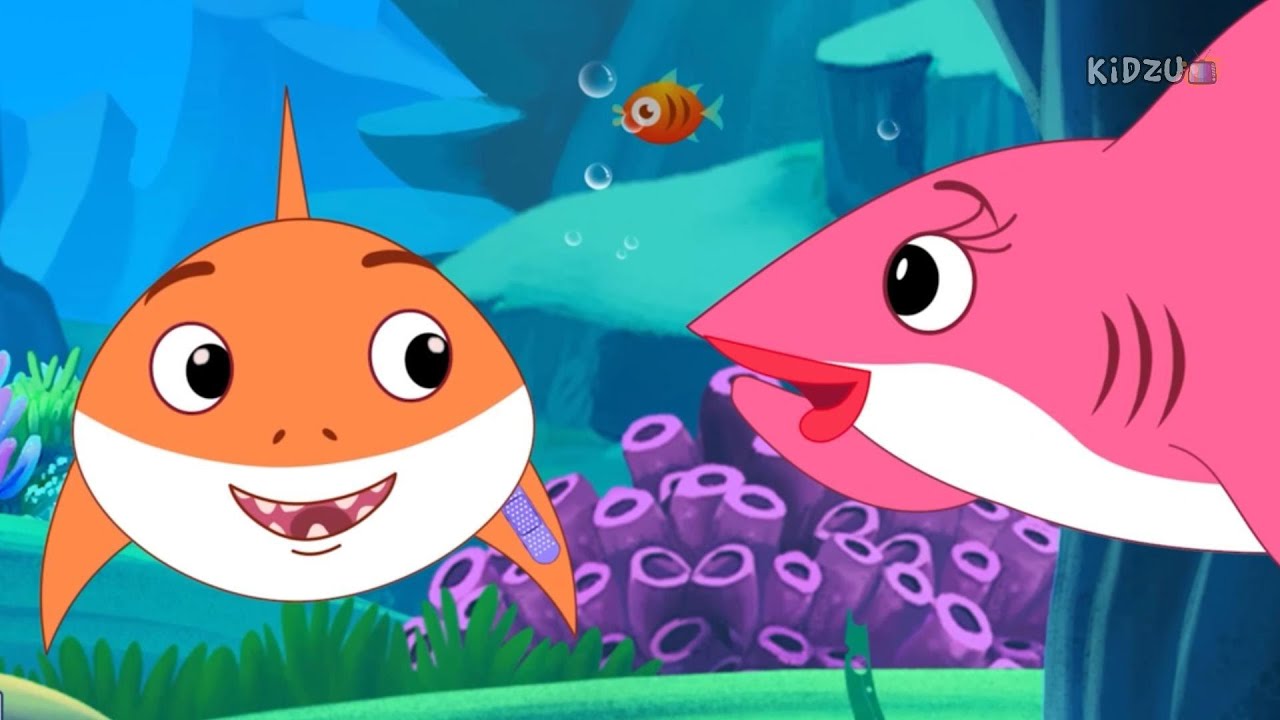 Baby Shark Got A Boo Boo Song | KidzuTV - Nursery Rhymes & Baby Songs # ...