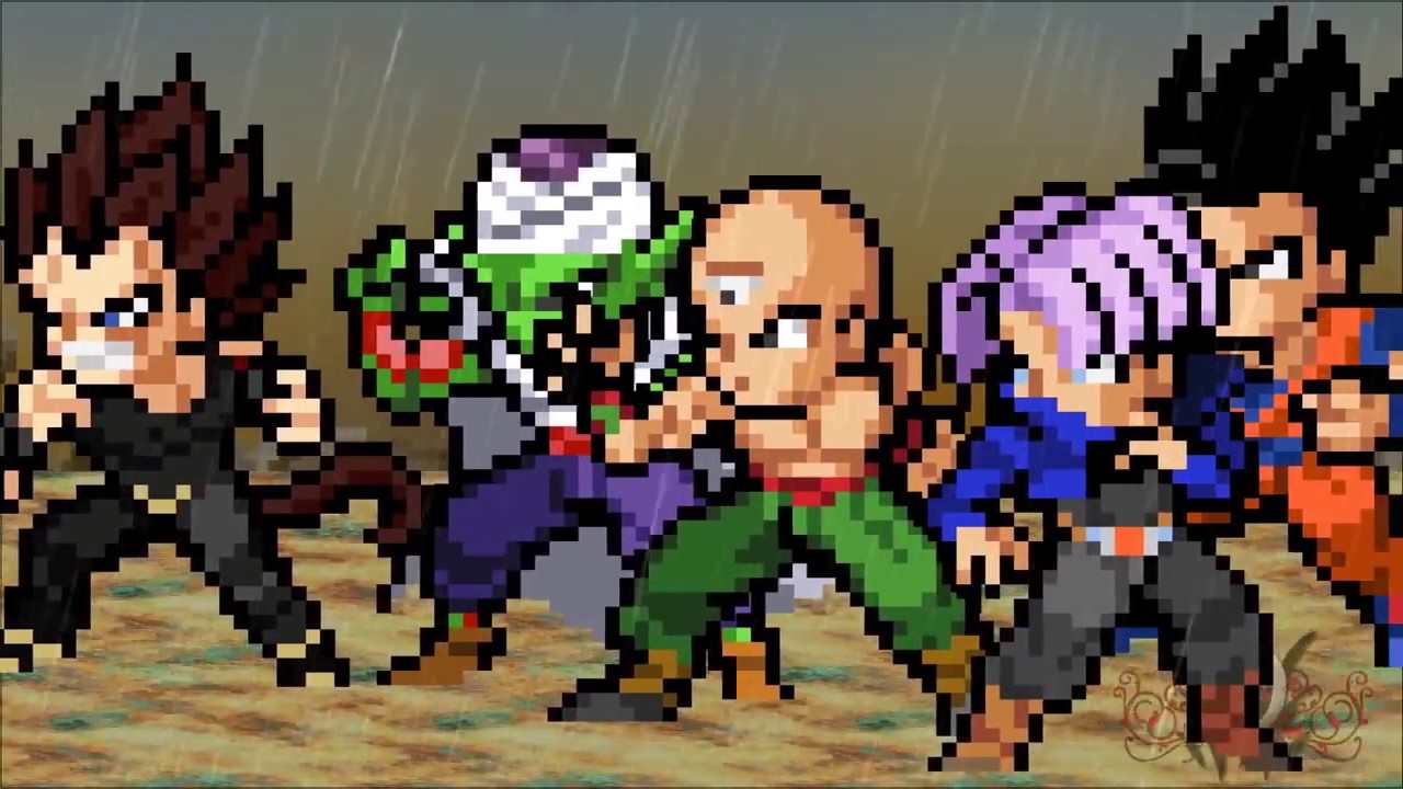 DragonBall AF Xicor Vs Z Fighters Sprite Animation - YouTube