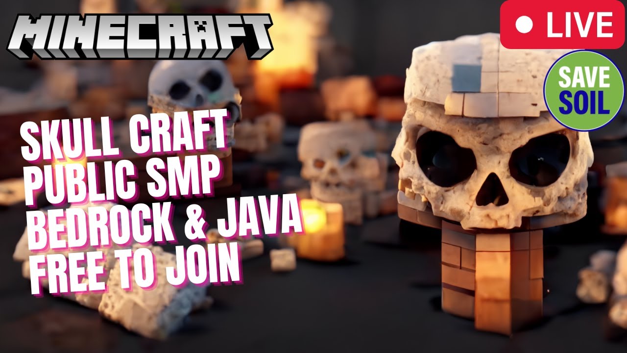 🛑MINECRAFT Public SMP | Join My Smp Java+Pe+Bedrock Minecraft Live|WAR ...