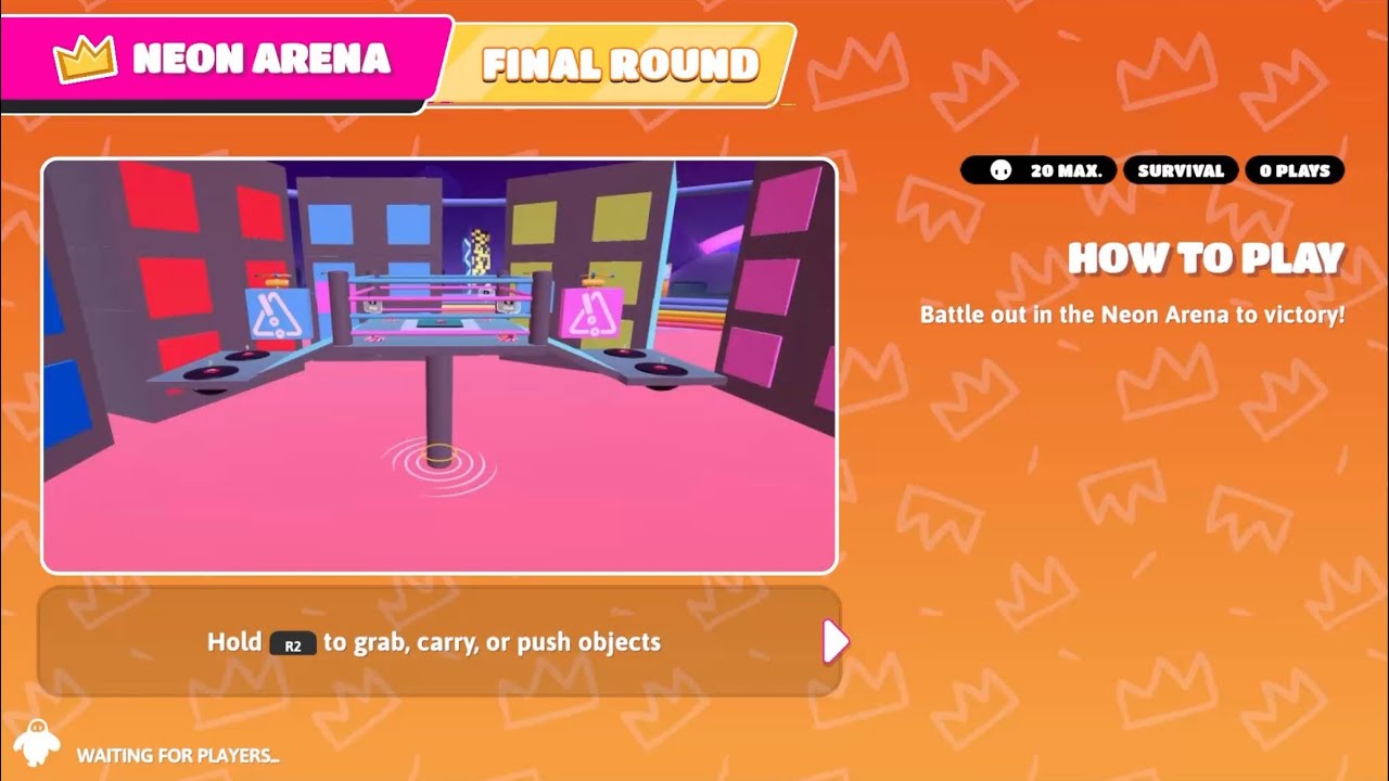 Fall Guys Creative - Neon Arena - YouTube