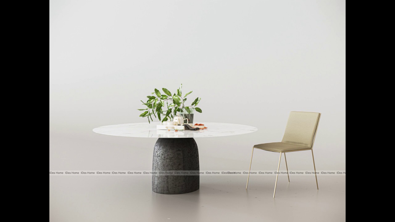 How to model a round table in 3ds Max - YouTube