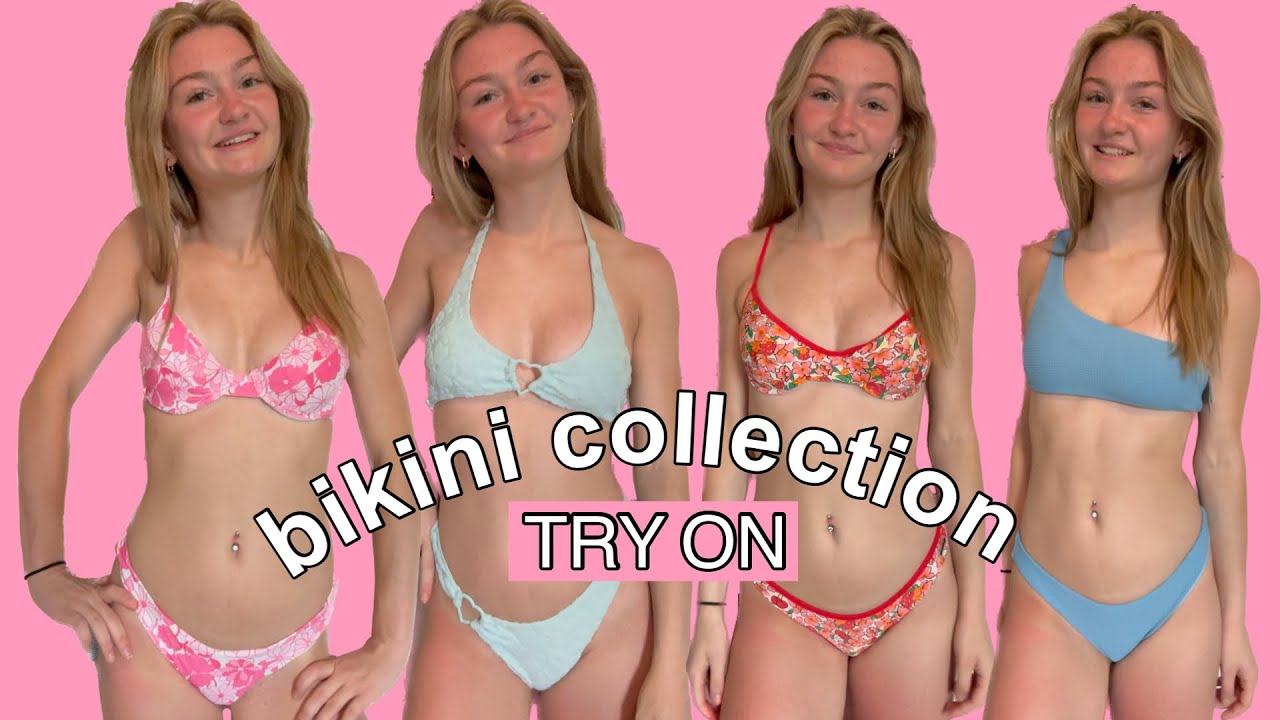 FULL BIKINI COLLECTION SUMMER 2023 (TRY ON) |triangl, dippin daisys, blackbough, and more! - YouTube