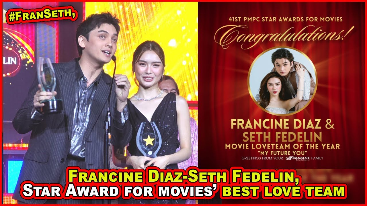 (1110) #FranSeth, Francine Diaz-Seth Fedelin, Star Award for movies ...