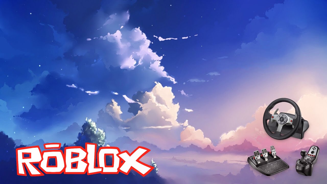 Using a Steering wheel on roblox.... and it went kind of good... - YouTube