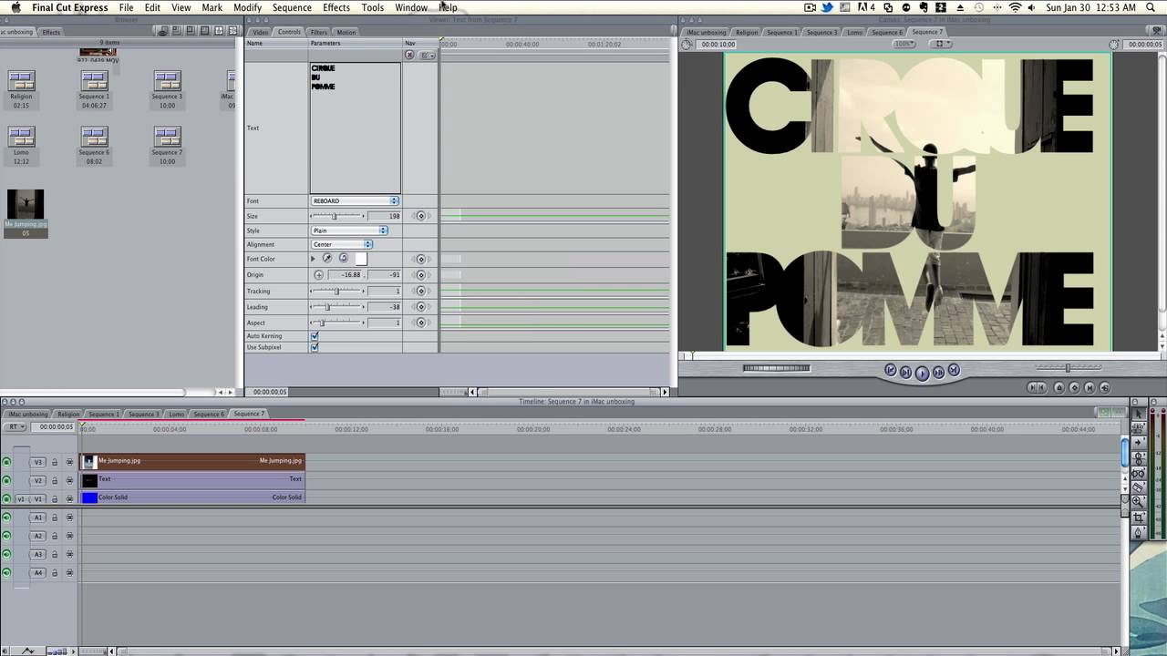 How to Put an Image or Video in Text in Final Cut - YouTube