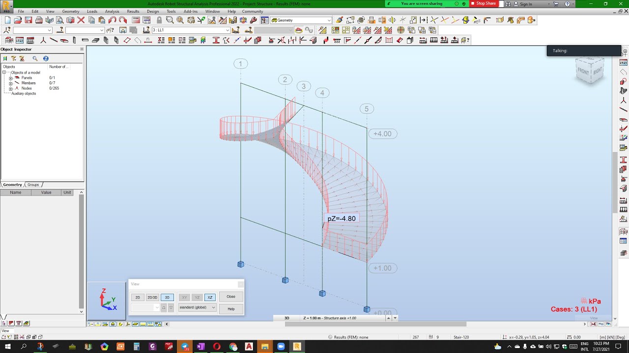 02/03-Design Stair in Robot Structural Analysis - YouTube