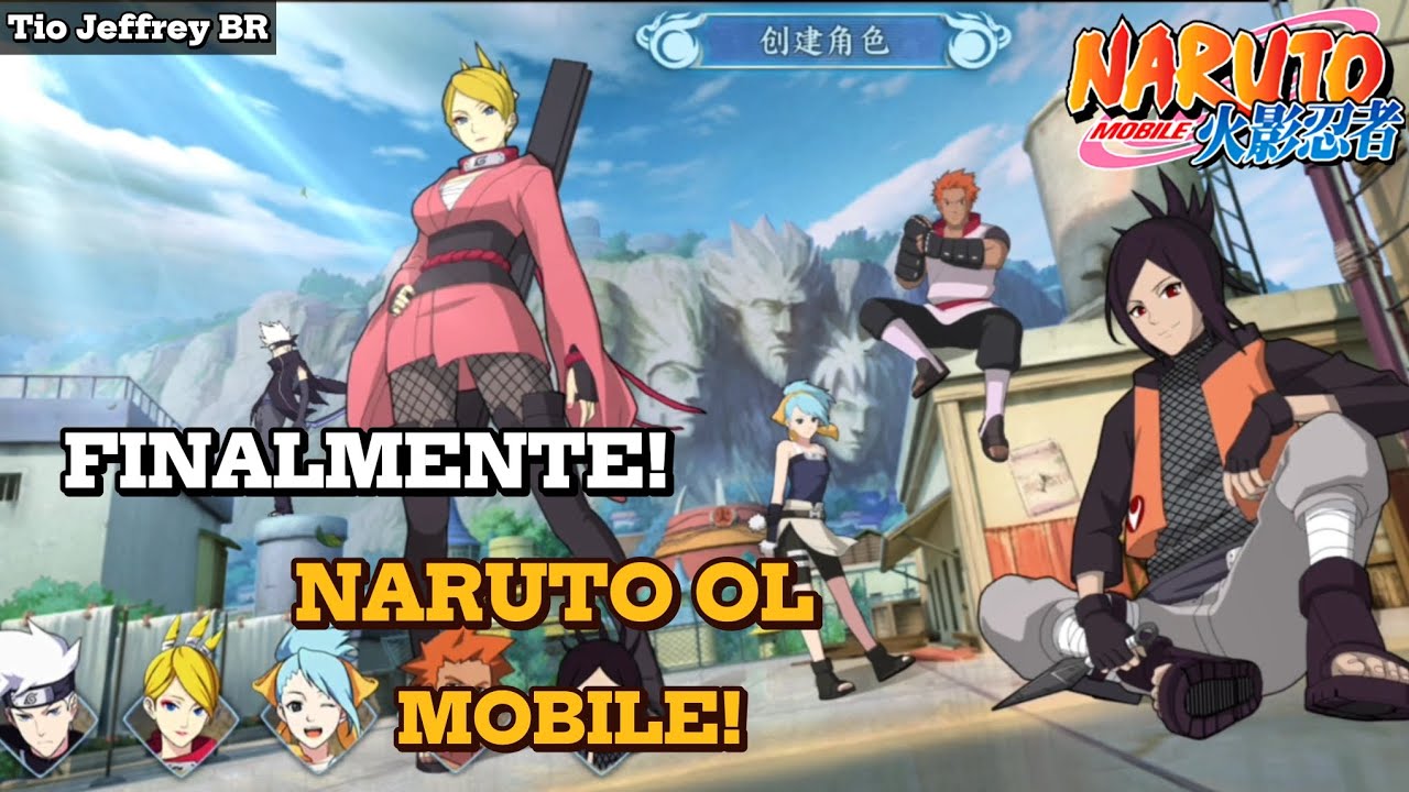 FINALMENTE! Gameplay Na Versão Mobile Do Nosso NARUTINHO | Naruto OL ...