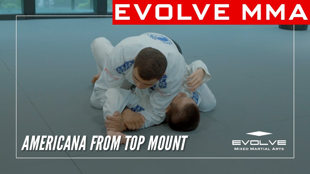 BJJ | How To Perform An Americana From Top Mount - YouTube