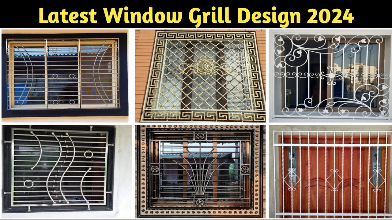 Latest Window Grill Design 2024 || Steel Window Design || Window Design ...