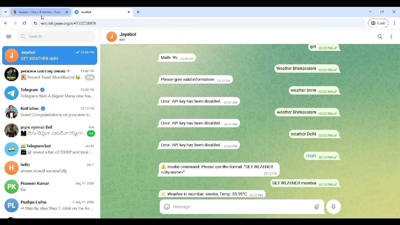 Creating a telegram chat box incorporating database - YouTube