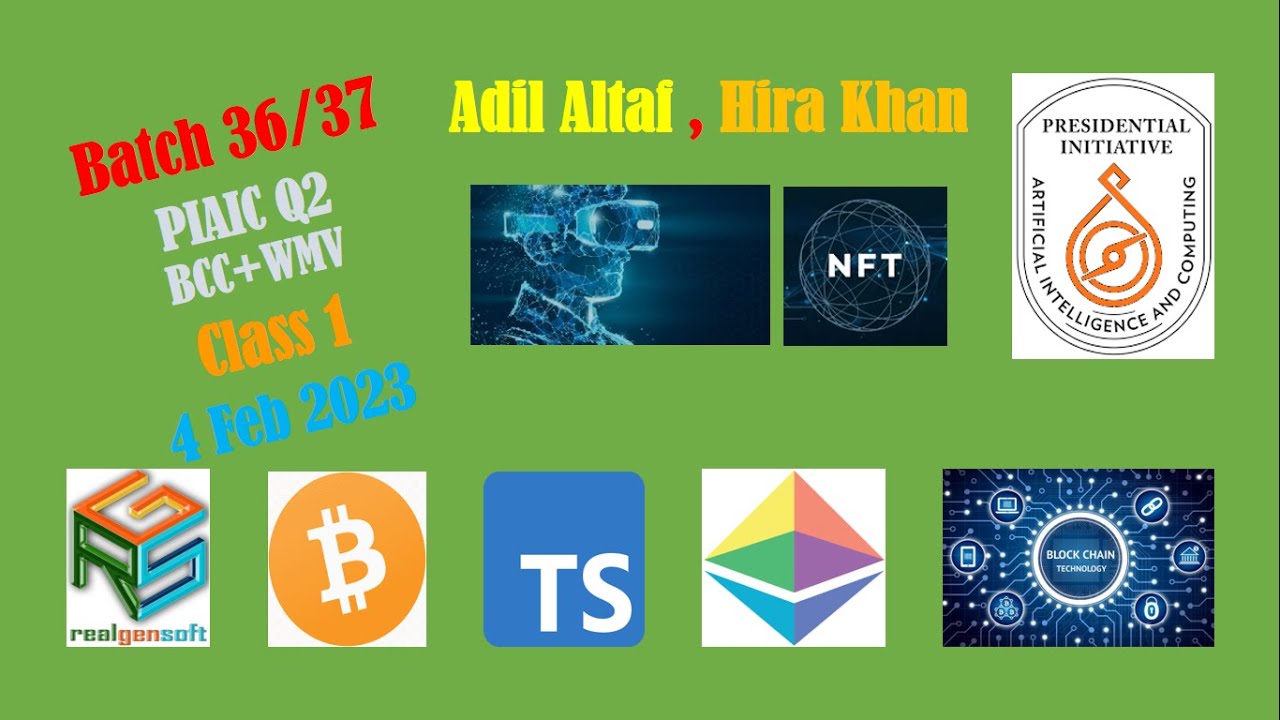 PIAIC Batch UID: BCC 36-37 + WMD 38-41 Q2 Class1 20230204 - YouTube