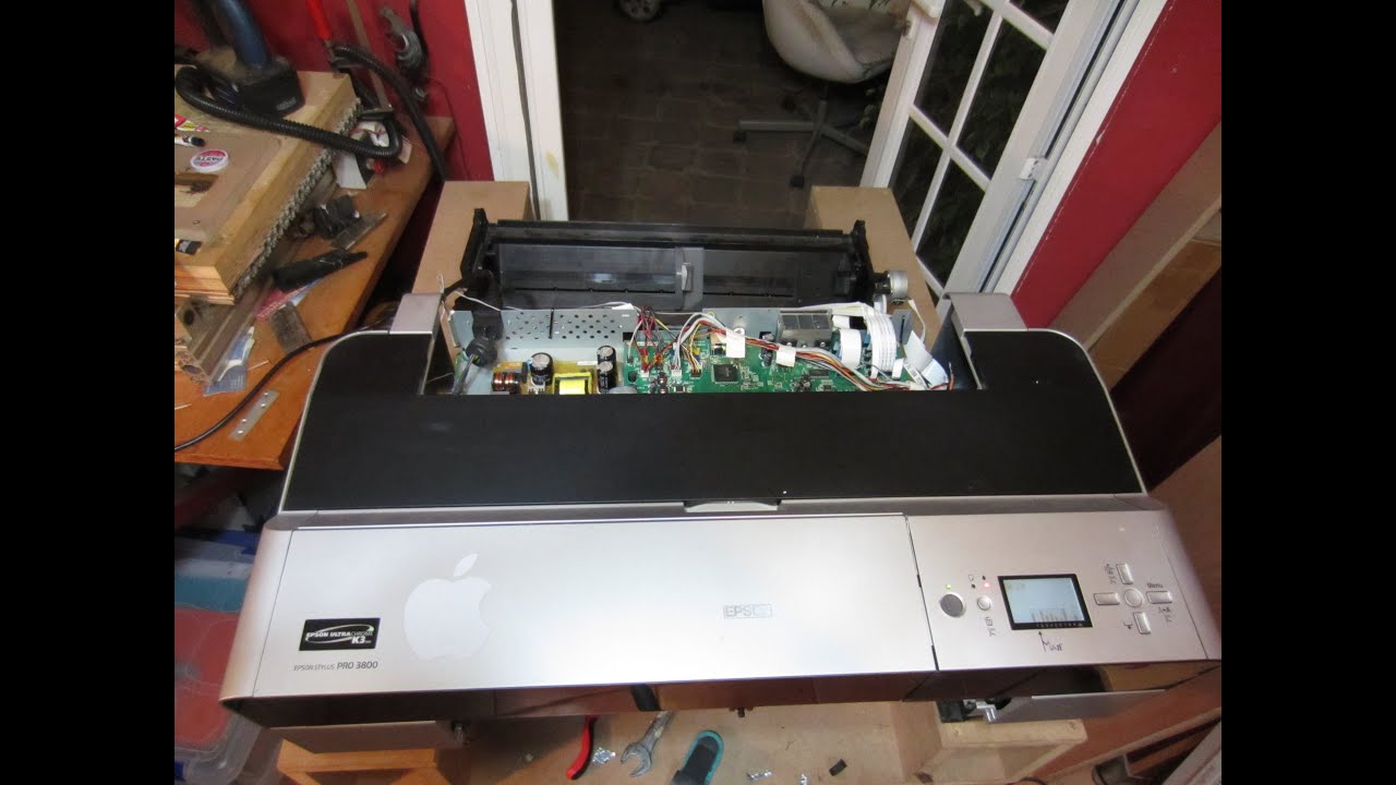Homemade DIY DTG printer from Epson A2 3800 pro - YouTube