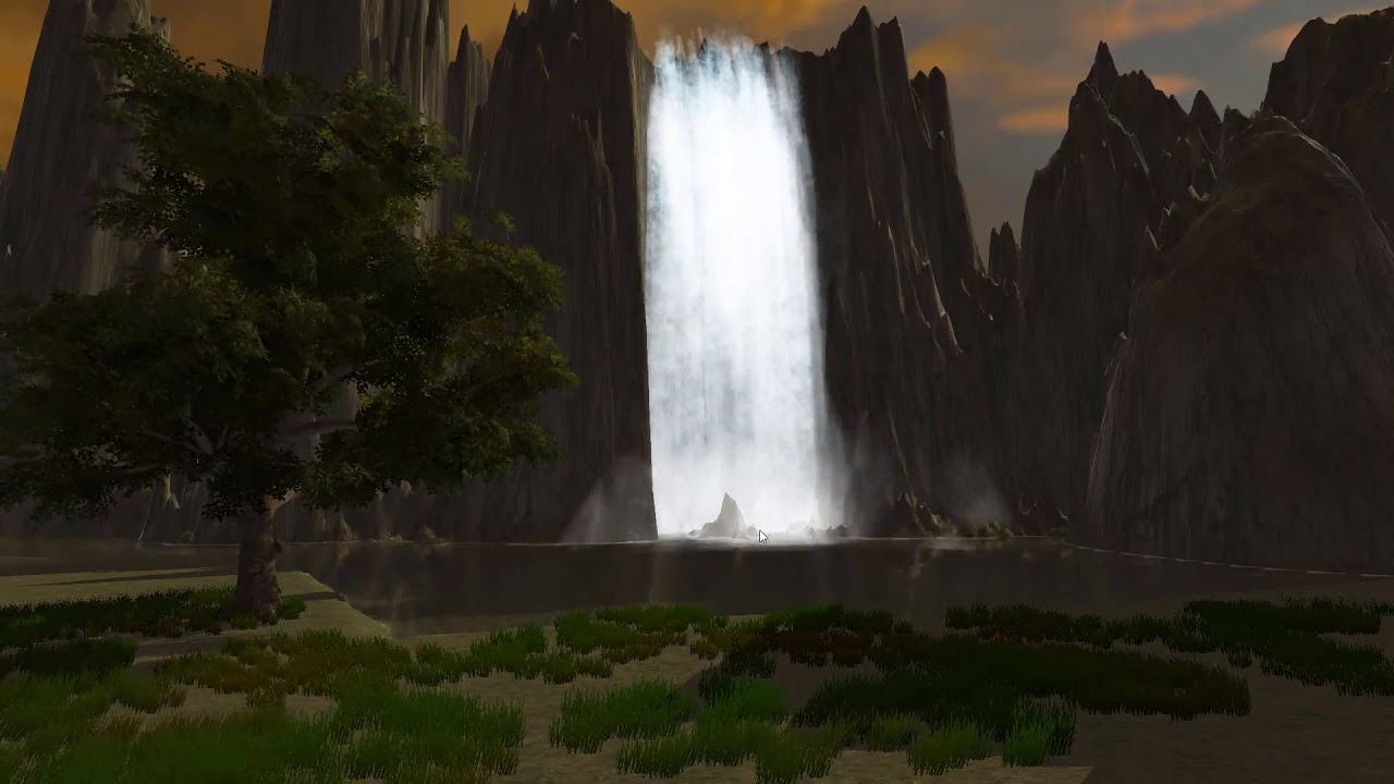 Waterfall VFX Effect Second Attempt - YouTube