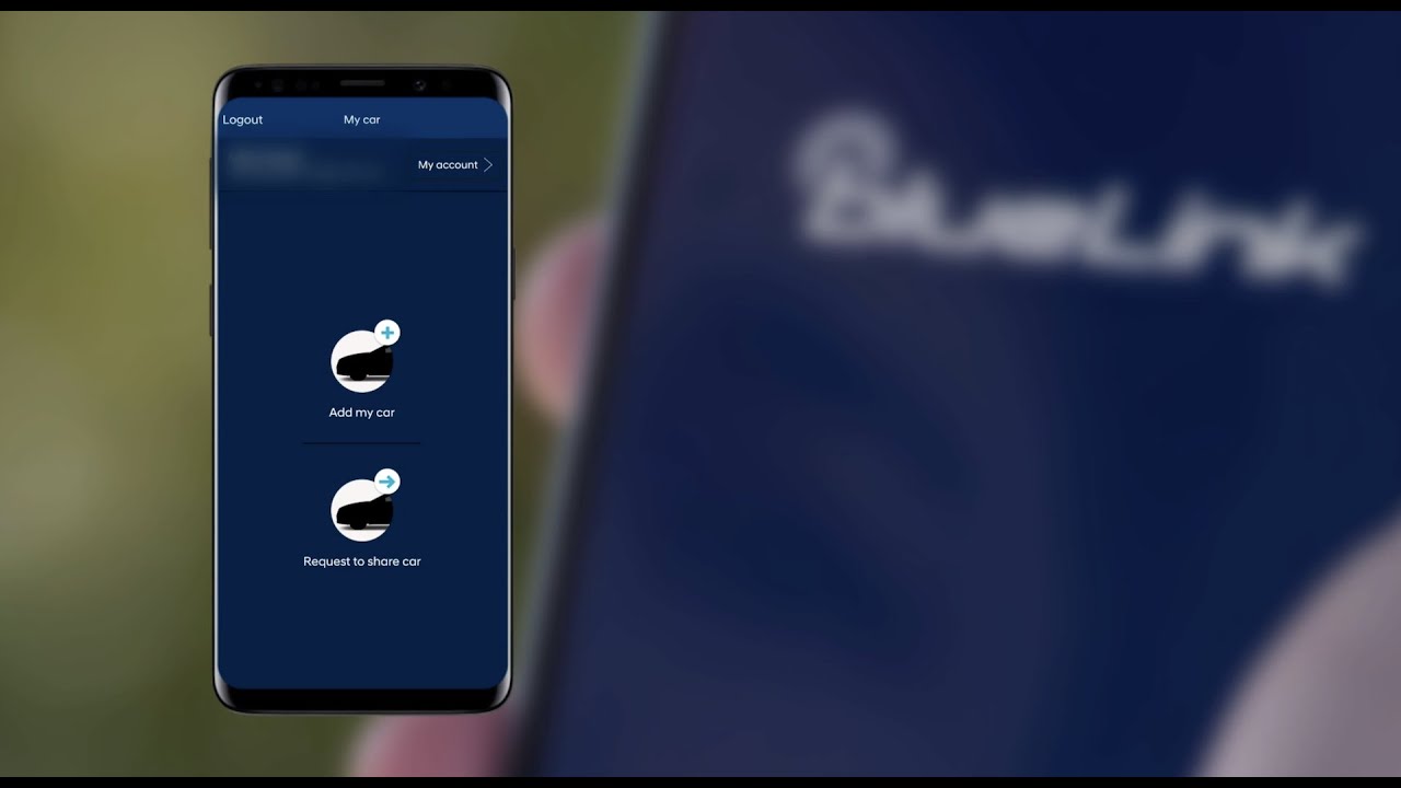 BlueLink - Σύνδεση με το αυτοκίνητο - YouTube
