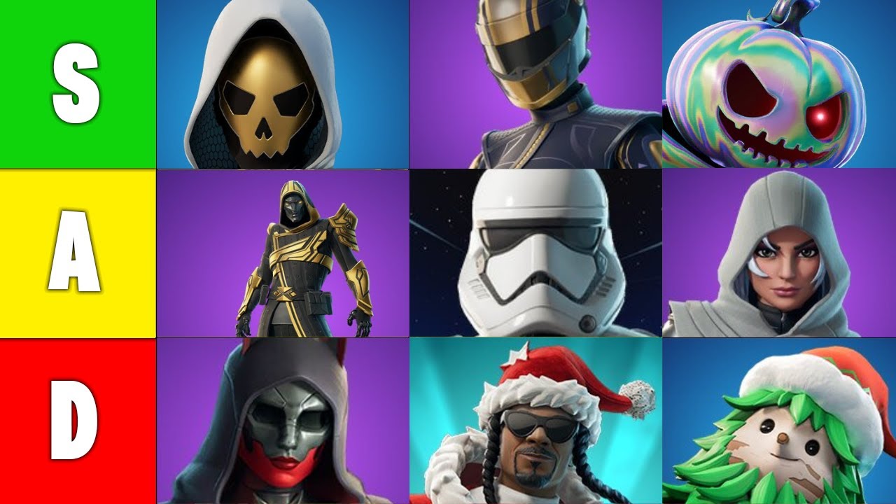 Ranking all the free Fortnite skins! | Vortex Gaming