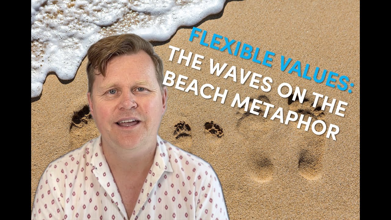 Embracing values: navigating life's changes - the waves on the beach ...