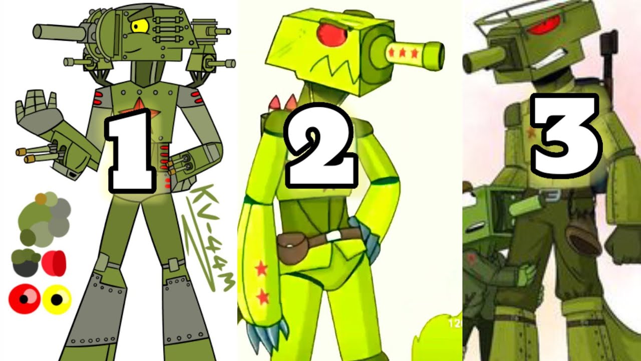 "Robot Kv-44 and Gerand tanks update 2024" || мультик_про_танки - YouTube