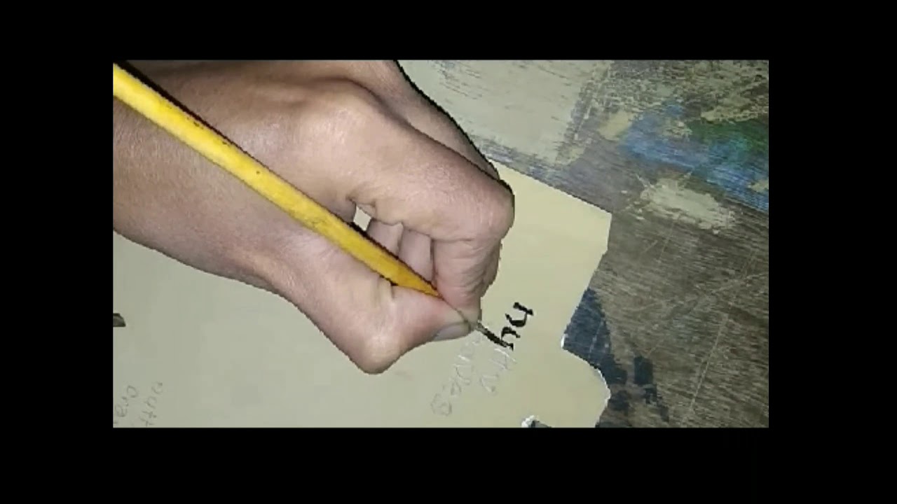 making a dangler - YouTube