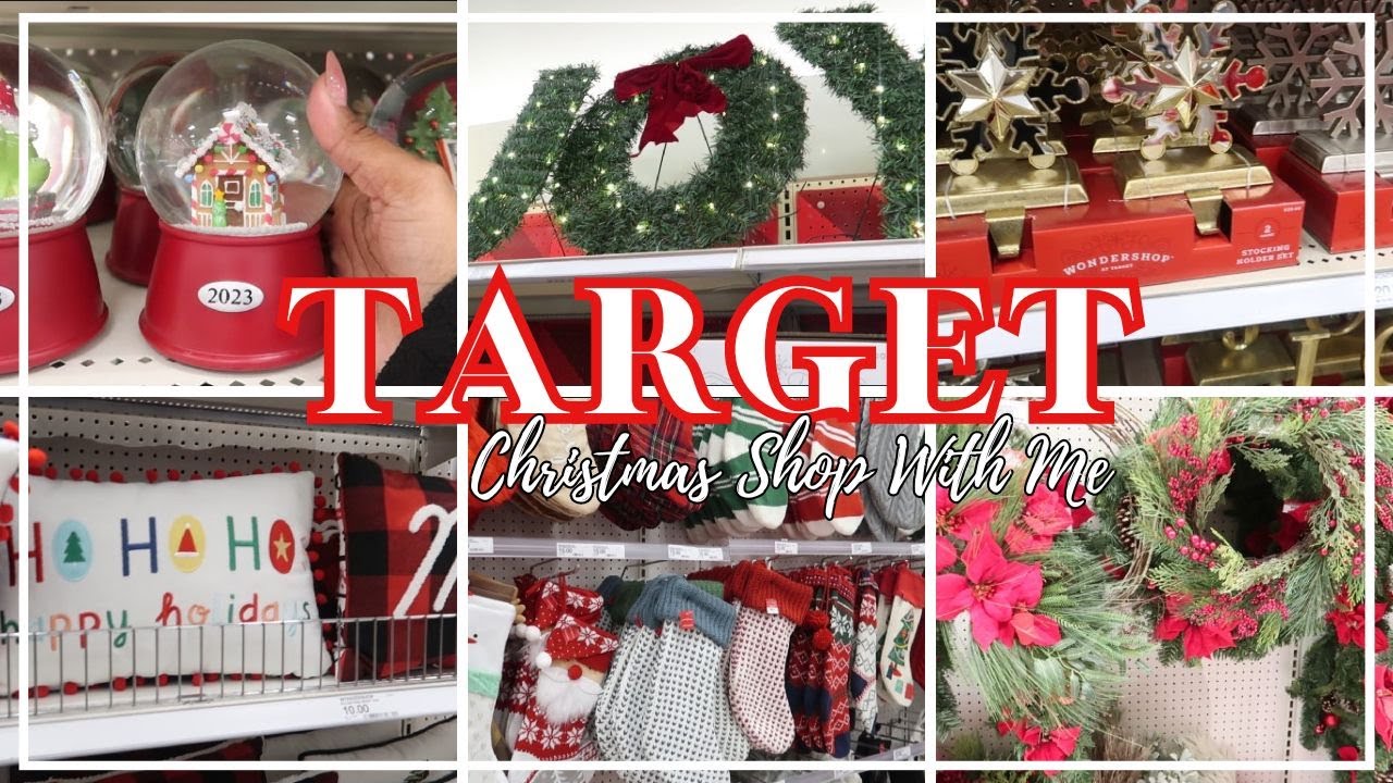 *NEW* TARGET CHRISTMAS DECOR 2023| SHOP WITH ME |JESS LIVING LIFE - YouTube