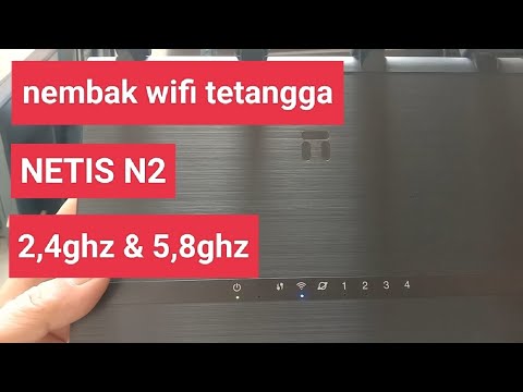nembak wifi tetangga pake NETIS N2 - YouTube