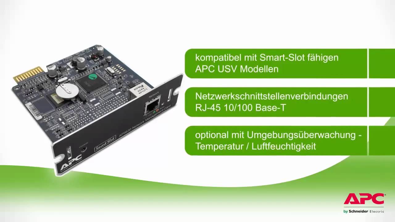 APC Network Management - YouTube