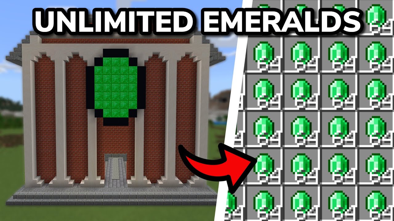 MAKING AN EMERALD FACTORY in Minecraft Bedrock Survival (Ep. 9) - YouTube