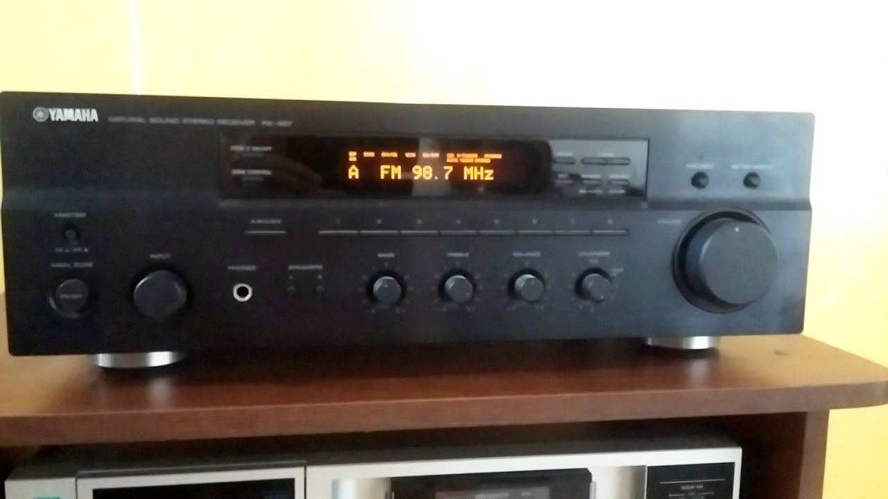 AMPLIFICADOR YAMAHA RX -497 - YouTube