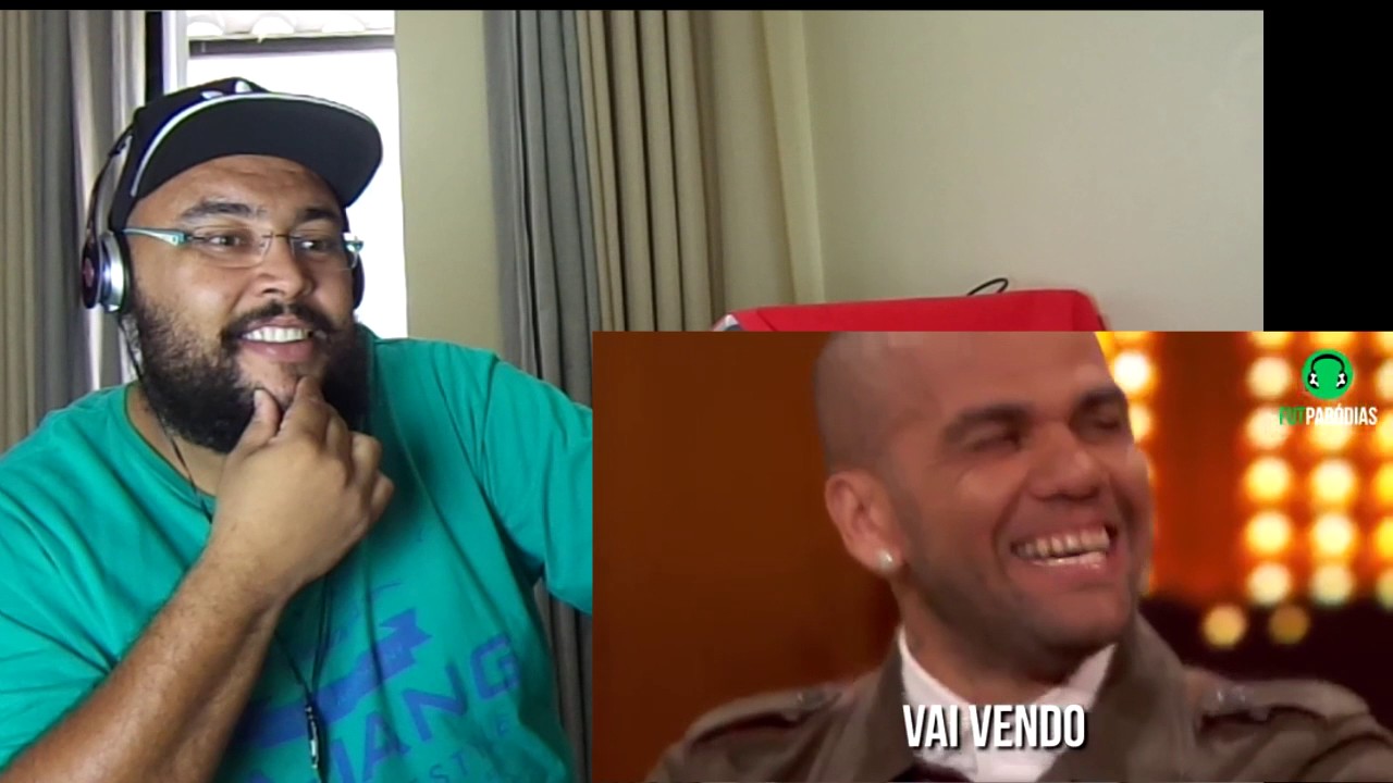 O DANIEL ALVES TÁ DEMAIS! | Paródia Vai Vendo - Lucas Lucco - React ...
