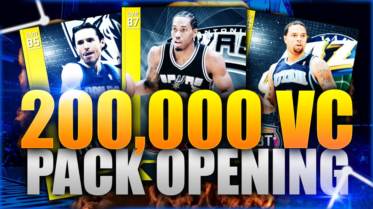 NBA 2k16 - 200,000 VC TBT Pack Opening! Multiple Gold Pulls! [NBA 2k16 ...