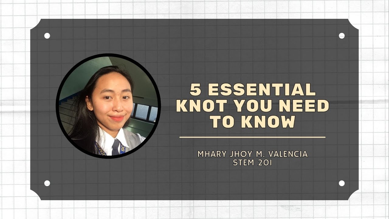 5 essential knots you need to know - YouTube