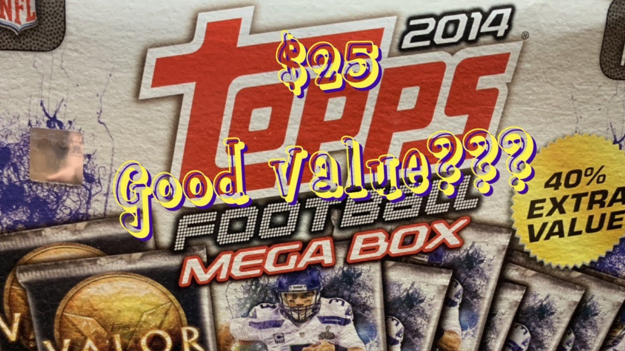 2014 Topps Football Mega Box. Bring On Football!!! - YouTube