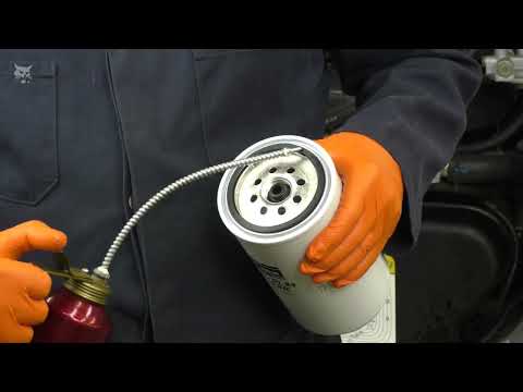 How to Replace R-Series Fuel Filters | Tier 4 Bobcat Engines | How-To ...