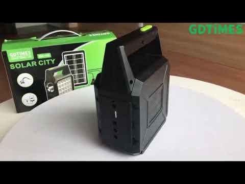 GD-105 Solar Light: Your All-in-One Portable Lighting and Charging Solution | Sustainable Energy ...